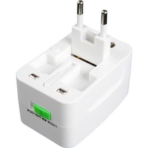 All in One Universal AC Plug Converter Wall Charger Power Adapter inte ...