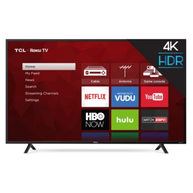 TCL 65" Class 4K UHD LED Roku Smart TV HDR 4 Series ( 65S421 ...