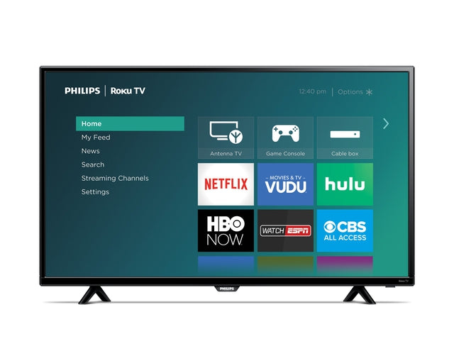 Philips 40" Class FHD (1080P) Roku Smart LED TV (40PFL4662/F7 ...