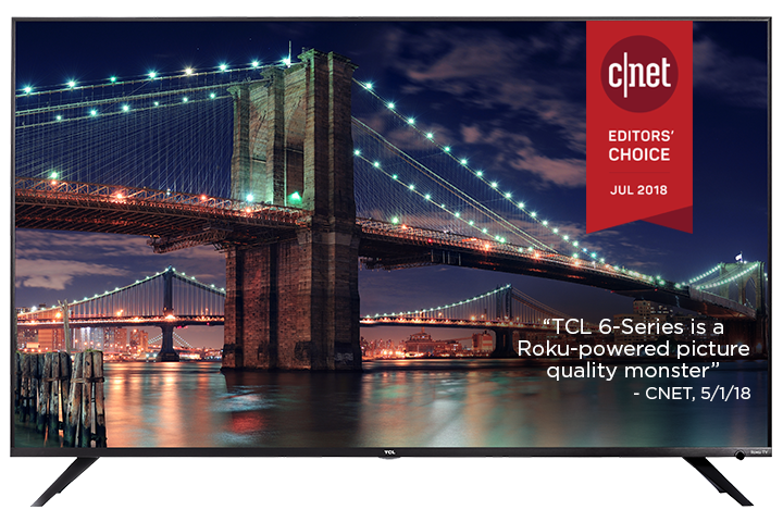 TCL 55" CLASS 6-SERIES 4K UHD DOLBY VISION HDR ROKU SMART TV ( 55R613 ...