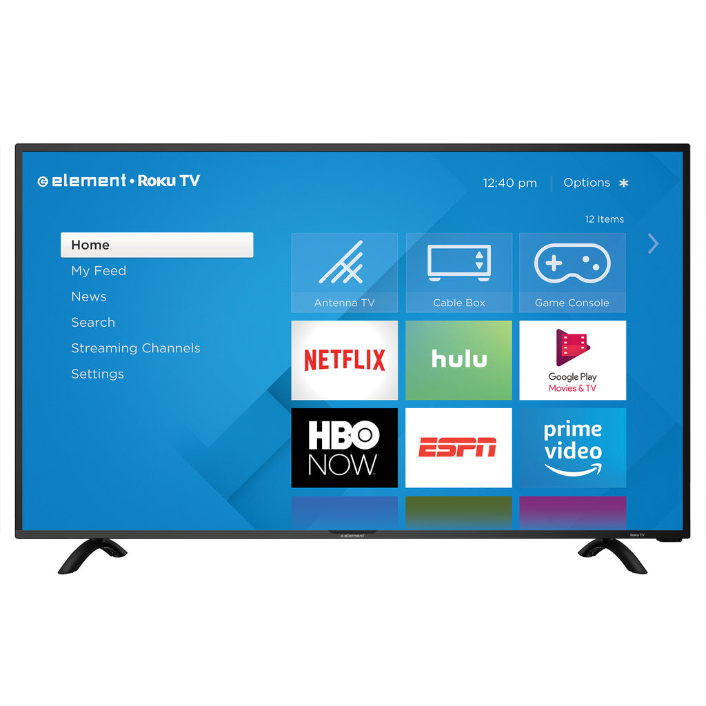 ELEMENT 40" Class 4K UHD (2160P) ROKU Smart LED TV ( E4SC4018RKU ...